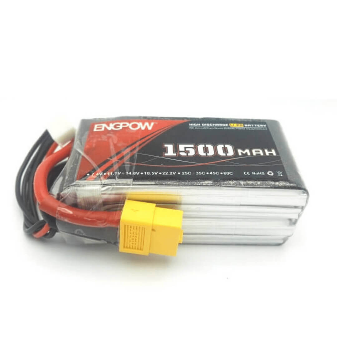 Bateria lipo 14.8v 1500 mAh 35C XT60 – LipoPlay